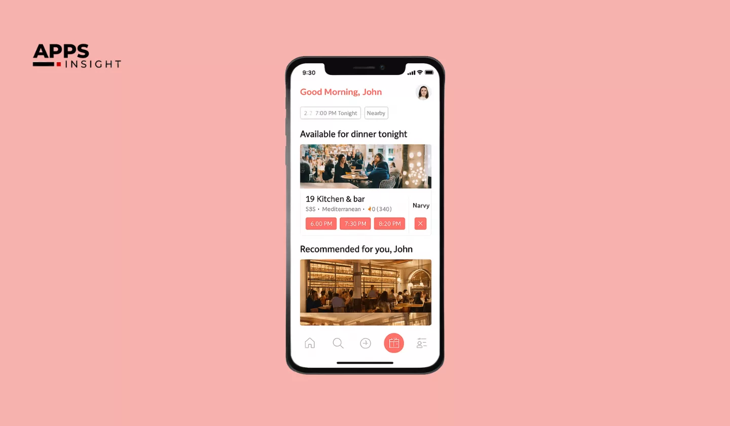 Cost To Build A Restaurant Reservation App Like OpenTable
